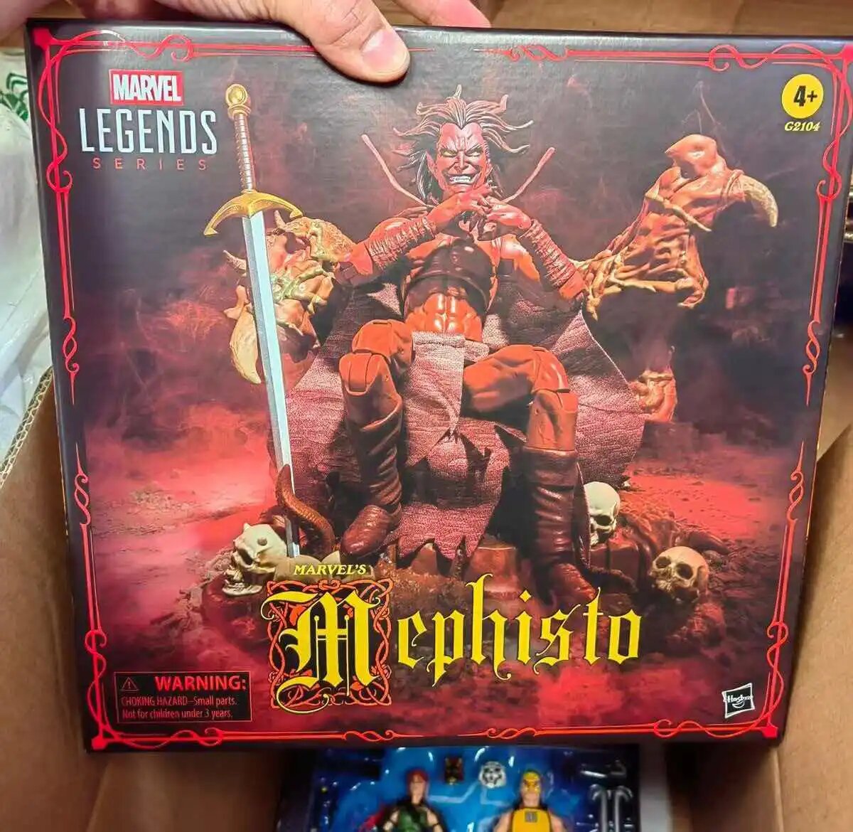 Специальное предложение: Набор Marvel Legends Mephisto Throne of Hell для фигурок Hasbro ML Figure Frenzy. В наличии.