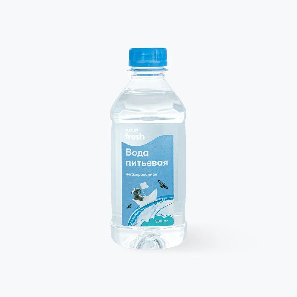 Вода негазированная Ozon fresh 0.33л