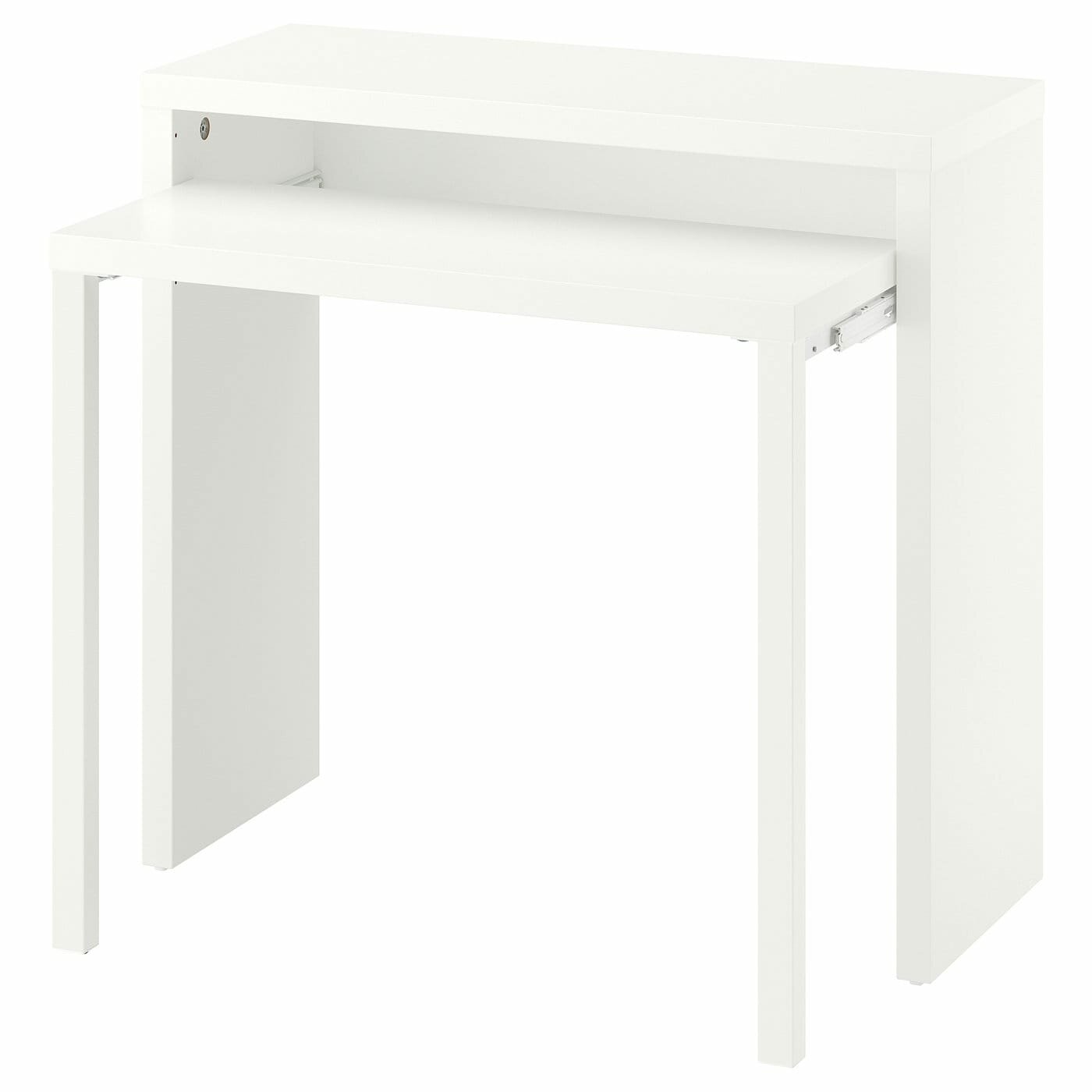 Письменный стол IKEA L NGDHOPP, белый, 90x39/71 см 305.870.80