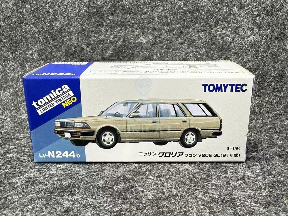 Машинка 2511 TOMYTEC 1:64 TLV LV-N244b Nissan Cedric Van V20E GL light yellow Die-cast Alloy Model Collection Toy Children Gifts
