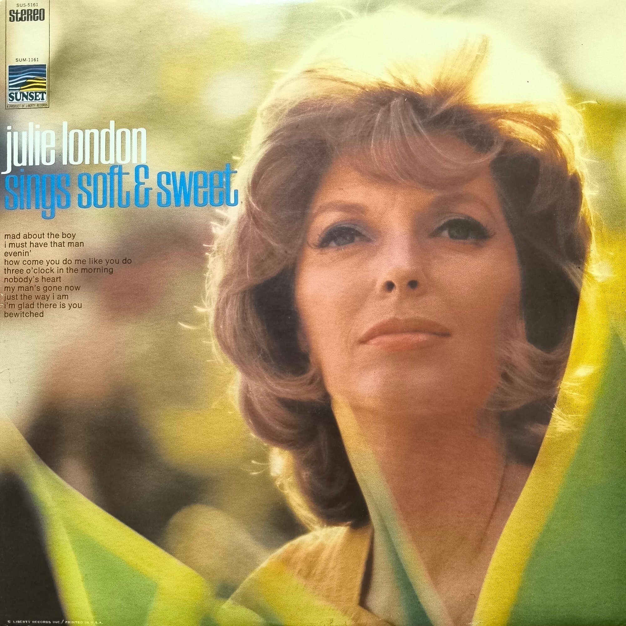 Виниловая пластинка Julie London - Sings Soft & Sweet (США) LР