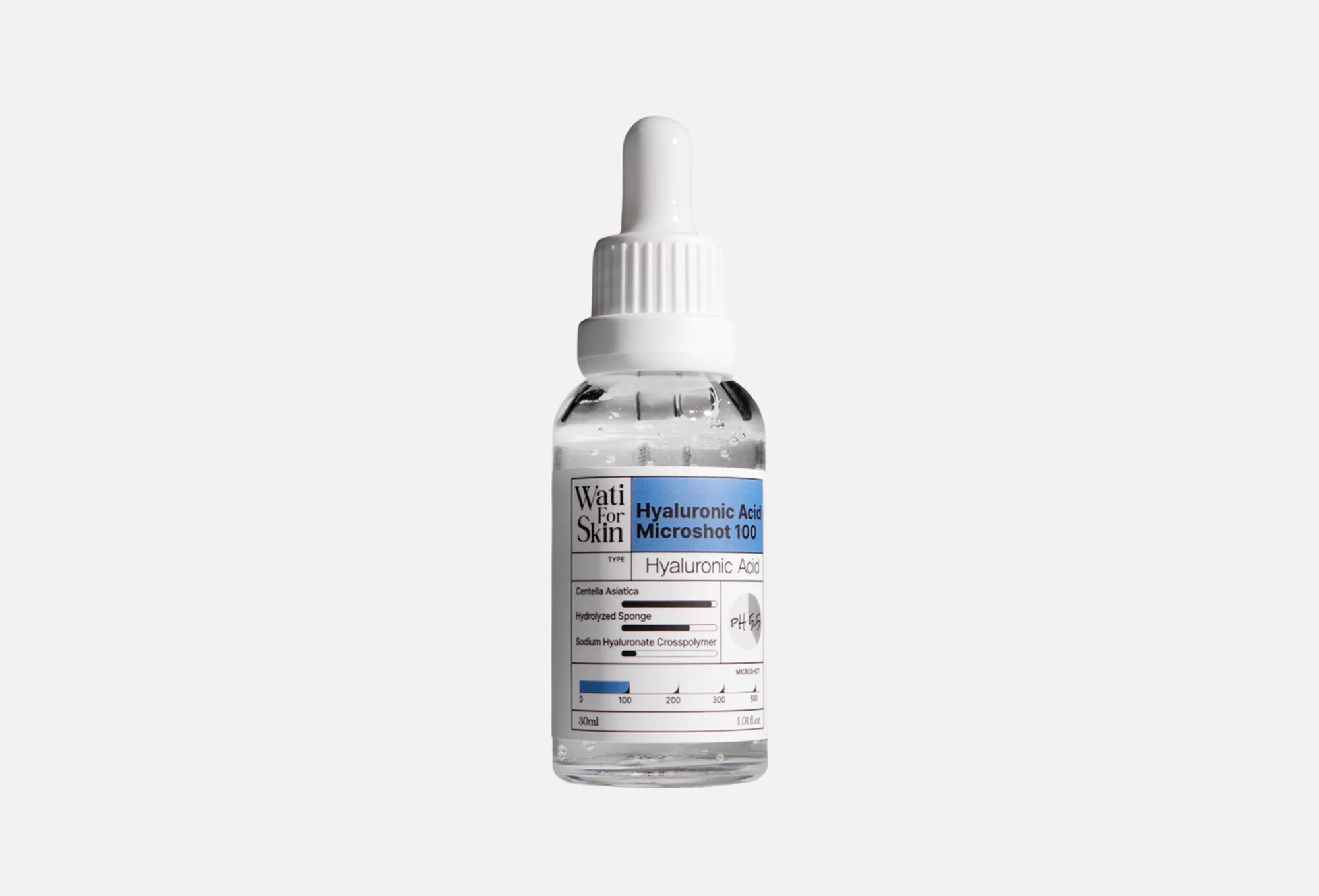 WATI FOR SKIN Hyaluronic Acid Microshot 100 Эссенция для лица 30мл