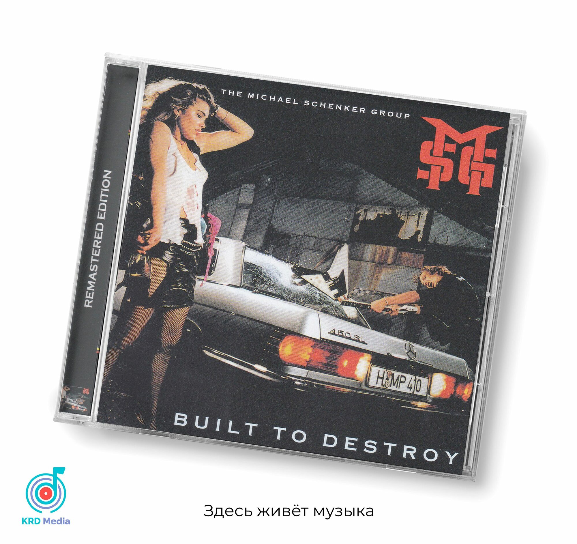 Michael Schenker Group - Built To Destroy, 2009, 8-page, CD-Аудио