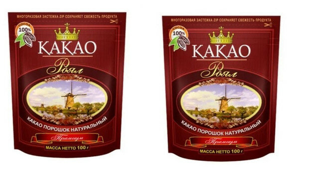Роял Какао порошок ,100г, 2 шт