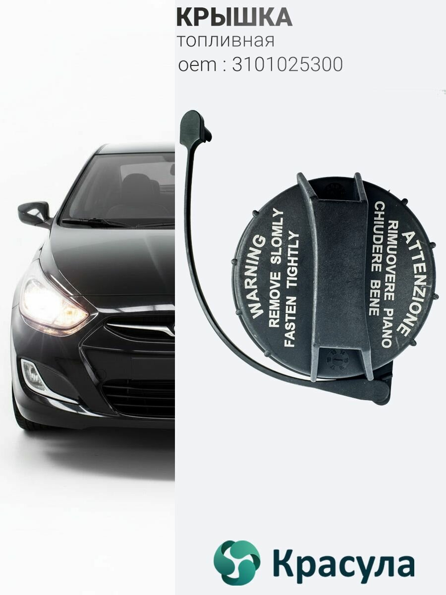 Крышка топливная для Hyundai Accent, Santa Fe, Sonata Tucson. Kia Rio Cerato Soul Sportage Seed. Артикул - 3101025300