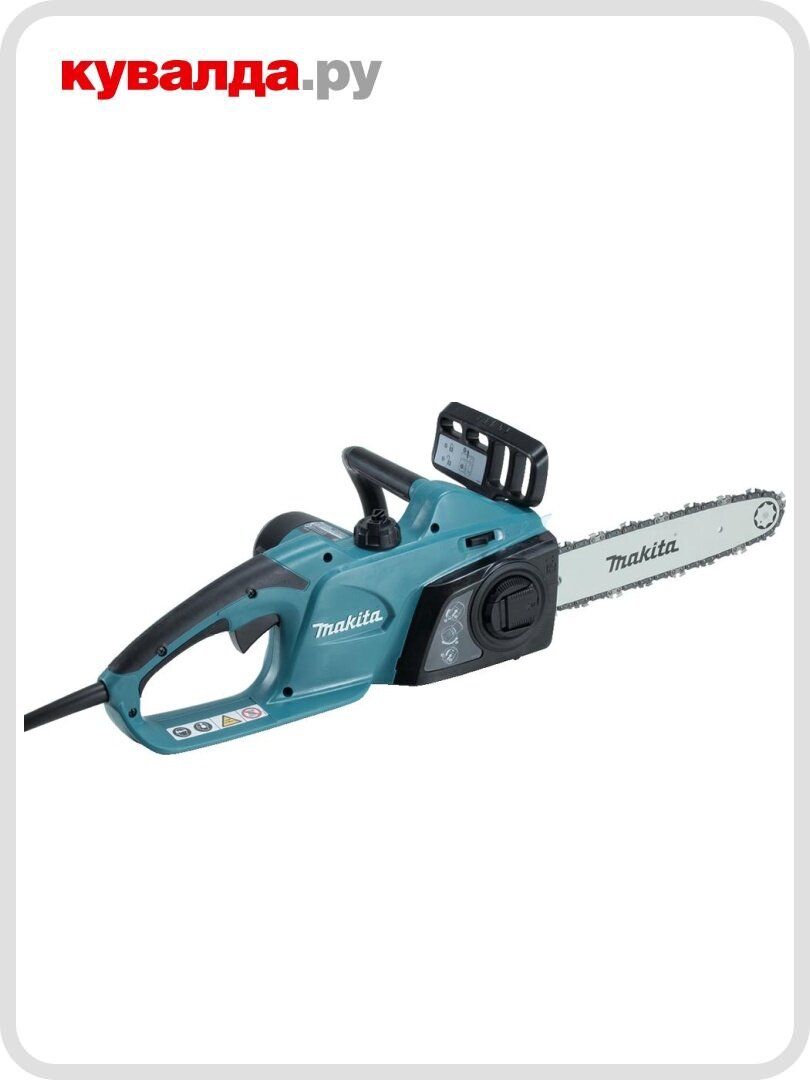 Электропила цепная MAKITA UC 4041 A поперечное расположение двигателя