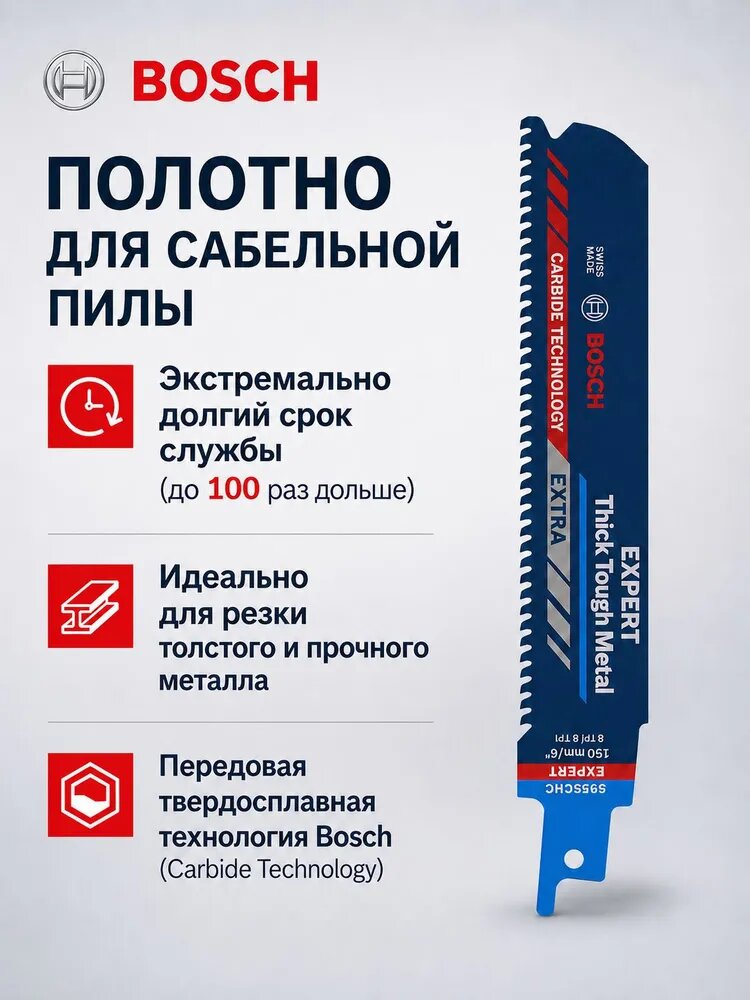 Лента пильная 150 мм, шаг 3 мм 1 шт.