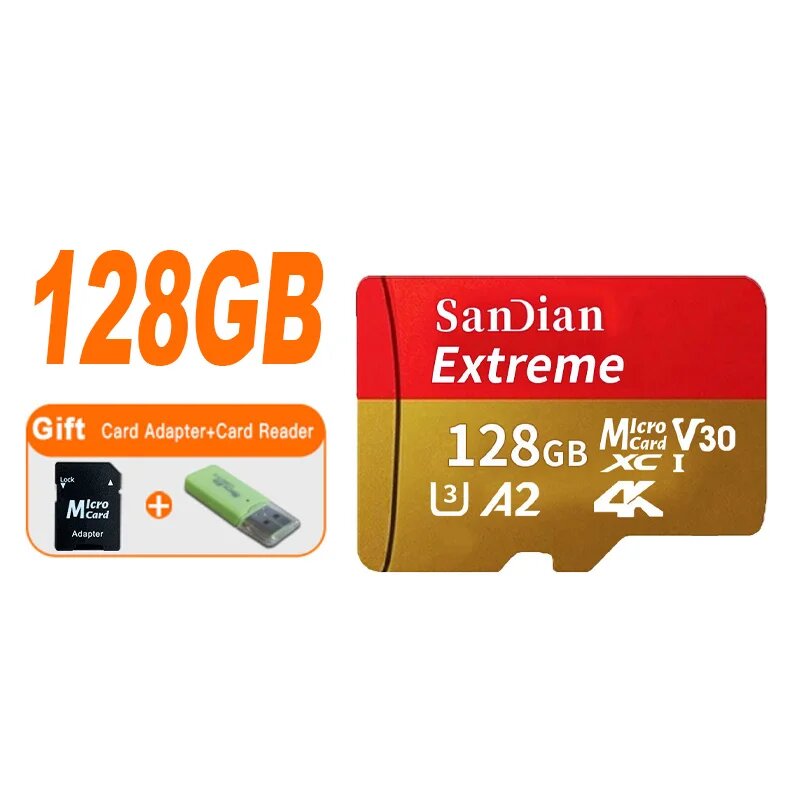 Оригинальная карта памяти Micro TF SD 1 ТБ, класс 10 128GB