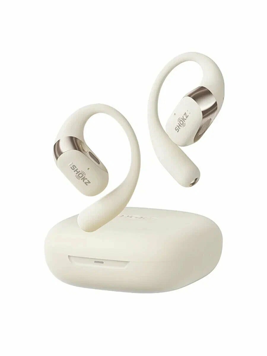 Беспроводные наушники Shokz OpenFit 2+(T921) с костной проводимостью, белый White