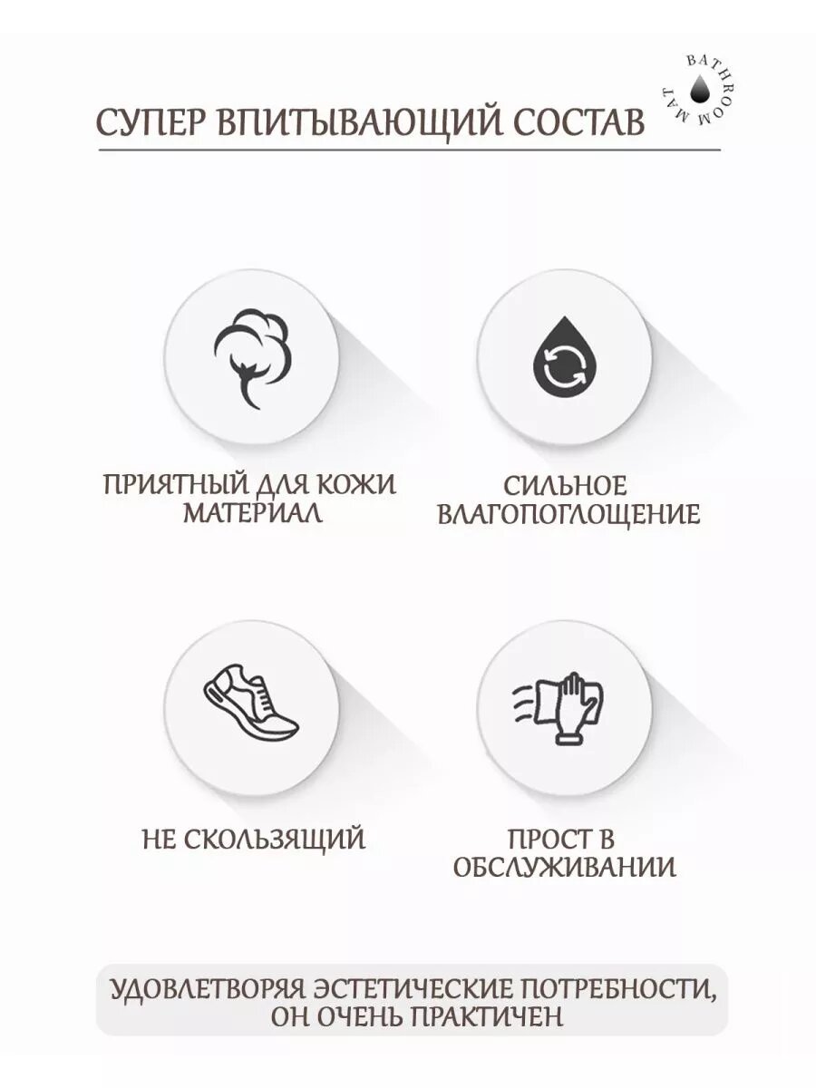 Коврик для ванной — фото 1
