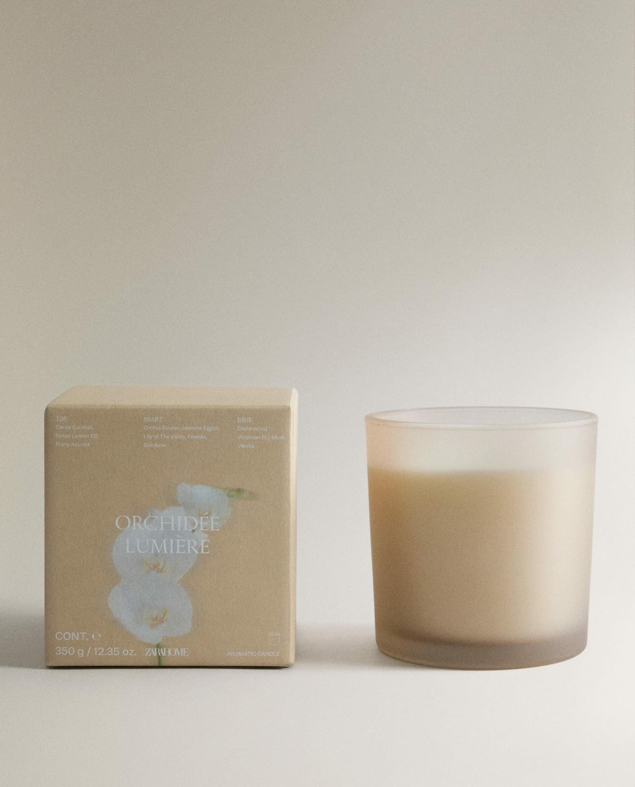 Свеча ZARA Home ORCHID E LUMI RE, фиолетовый, 10 x 10 x 10 см 6416/705/603-99