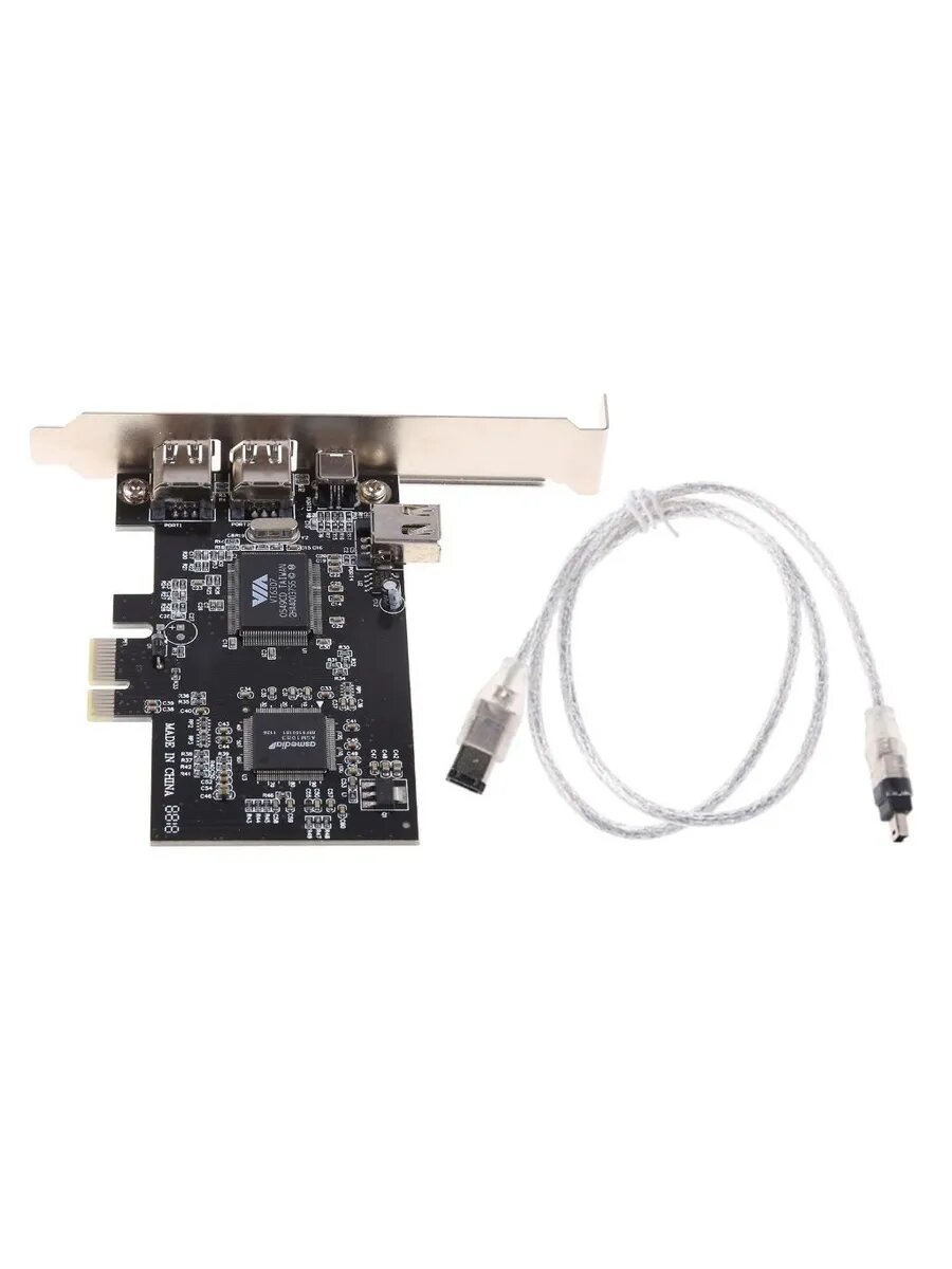 PCI-E контроллер FireWire 1394A 3 порта — фото 1