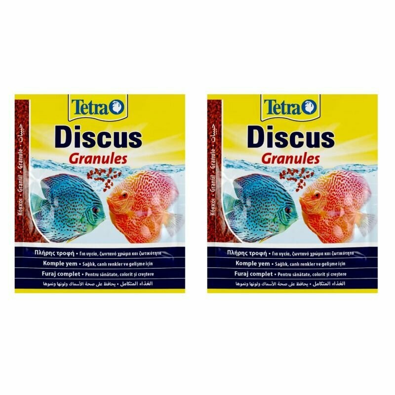 Tetra Основной корм для дискусов Diskus, гранулы, 15 гр, 2 уп