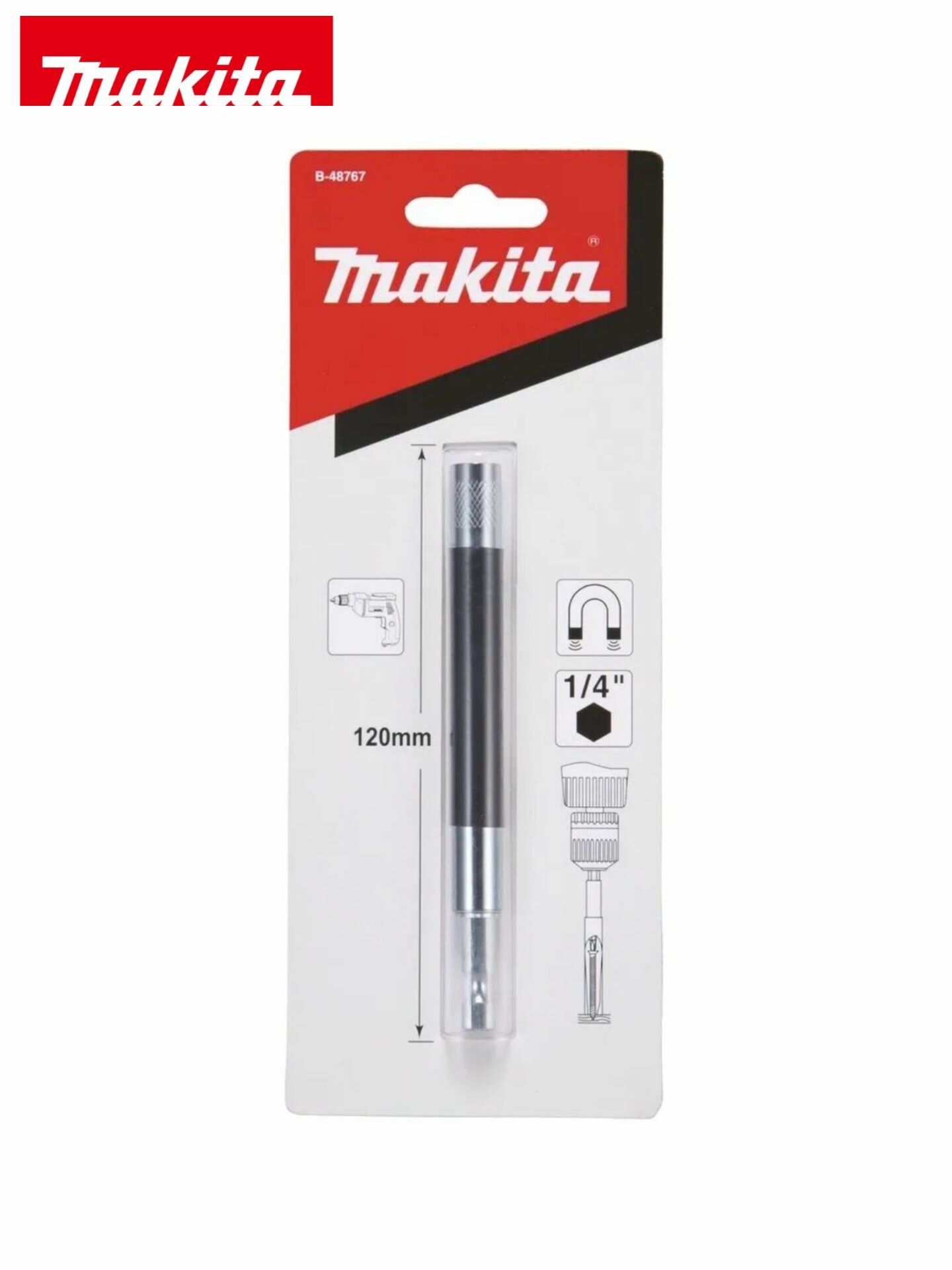 Магнитный держатель для бит 120 мм Makita B-48767