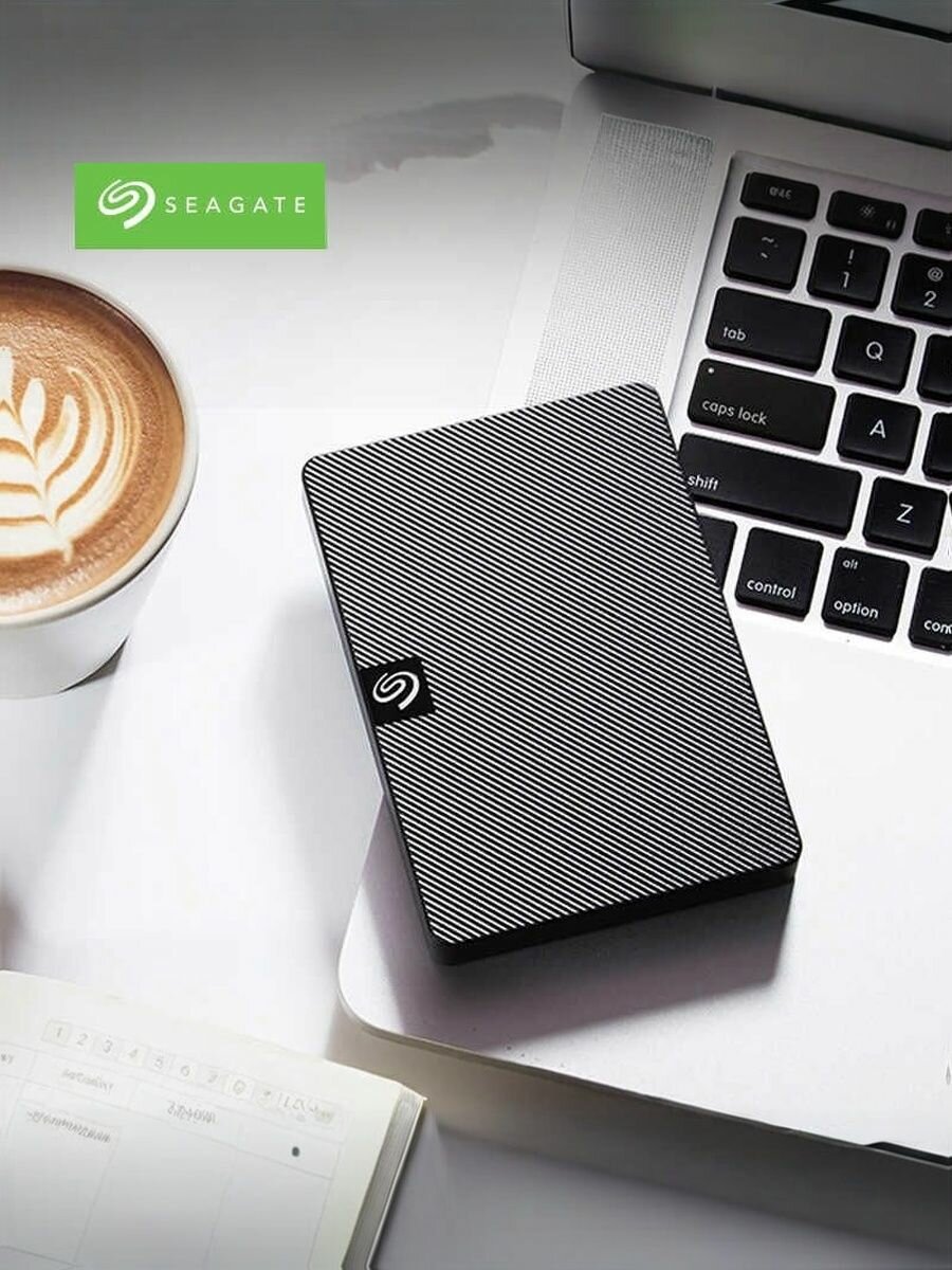 Seagate 1 ТБ Внешний жесткий диск Seagate 1 ТБ Внешний жесткий диск (STKM1000400), черный (STKM1000400), Пластик, черный матовый