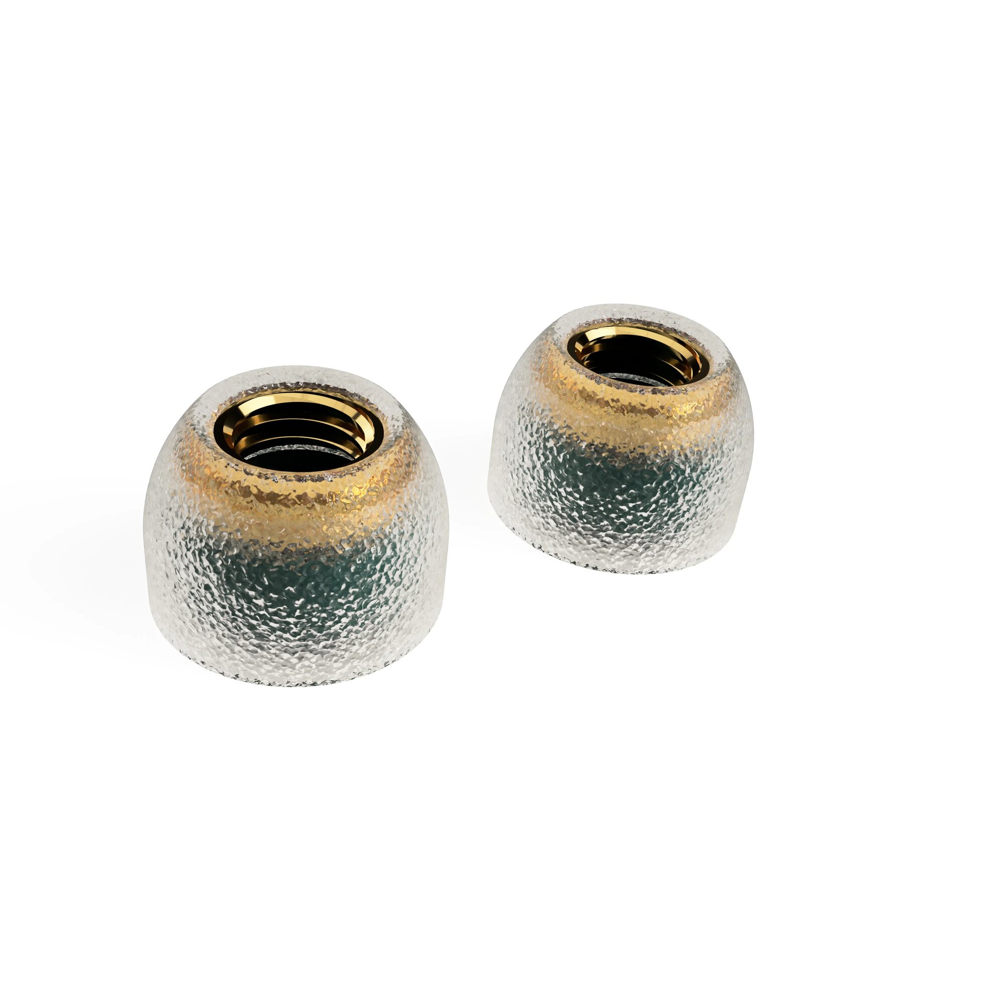 TANGZU Tang Sancai Noble Liquid Silicone Hybrid Eartips Brass Edition A pair M