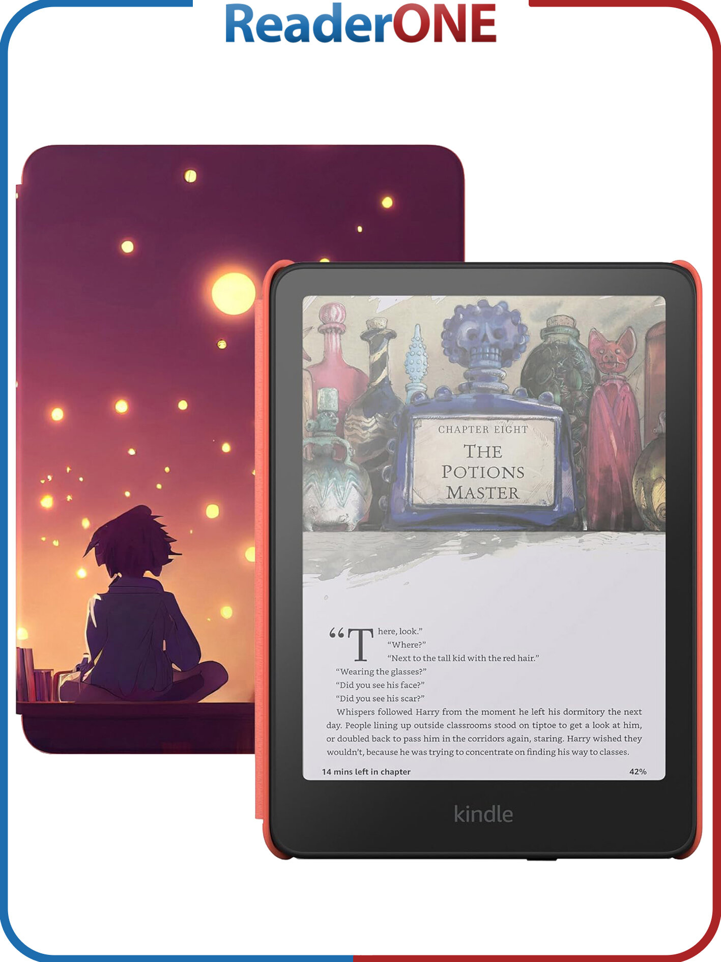 Электронная книга Amazon Kindle Colorsoft Kids 16Gb, 7 дюймов, E Ink Kaleido 3, Starlight Reading
