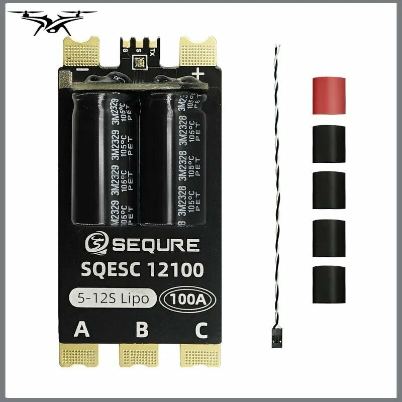 12100 бесщеточный электронный регулятор скорости 5-12S Lipo источник питания 100A 12100 AM32