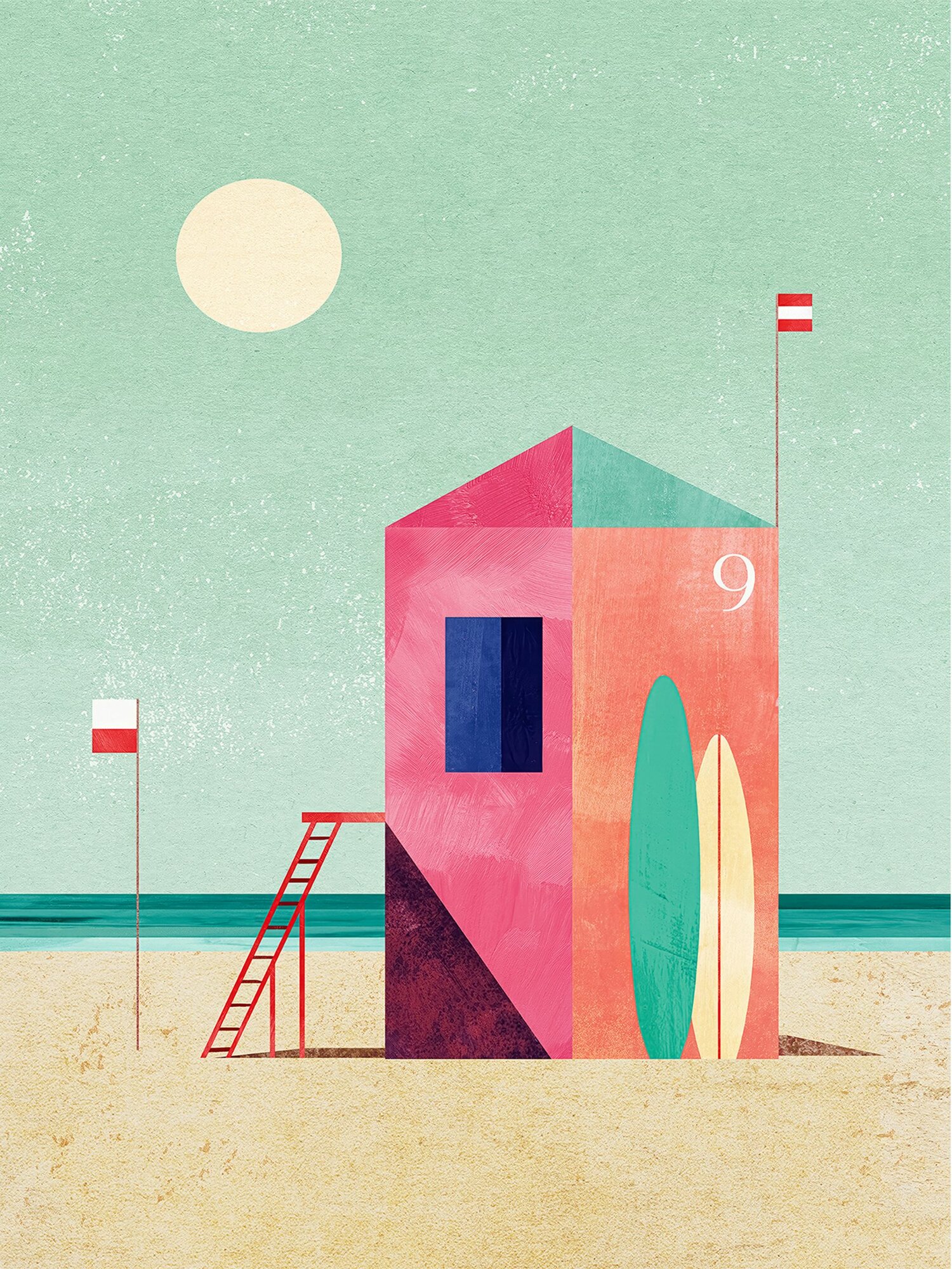 Постер на стену "Surf Hut", 60х90см — фото 1