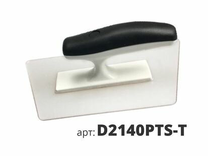 Инструмент для Нанесения Кельма Пластиковая трапеция Венеция Stmdecor D2140PTS-T 230х120х160 мм Прозрачная.