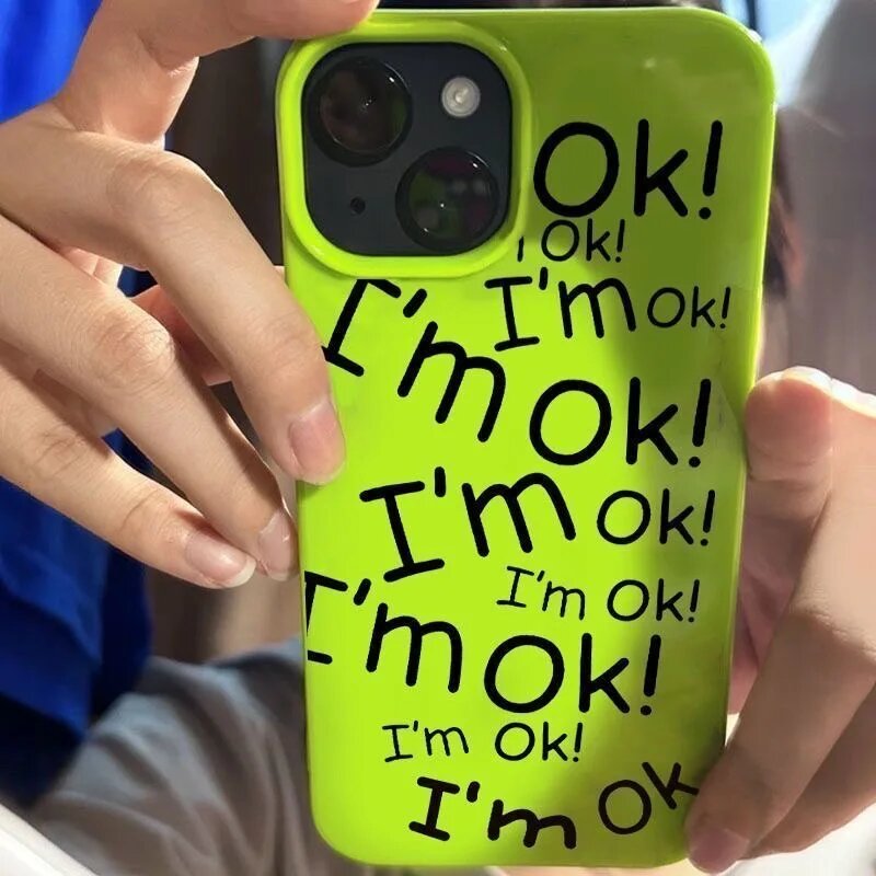 Чехол для телефона с милой аниме-девушкой и кошкой, зеленый, iPhone17 Про, Зеленый, зеленый
