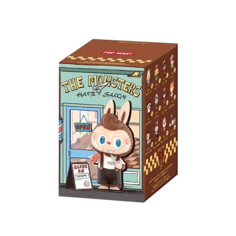 POP MART LABUBU THE MONSTERS HAIR SALON Blind Box Коричневый, 1 Blind Box