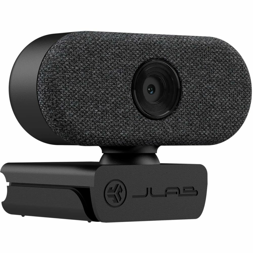 Веб-камера JLAB WGOCAMRBLK124 HD, 30 fps, микрофон, чёрный