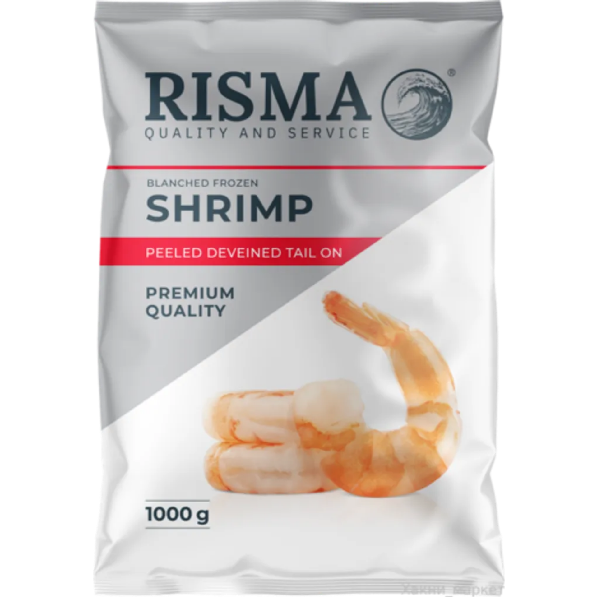 Креветки очищ. с хв. RISMA 31/40 вареные 1 кг
