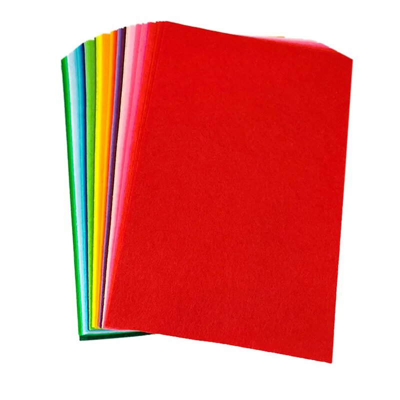 Нетканый фетр SJMANDUN 40 шт, 10x15 см, 40 цветов