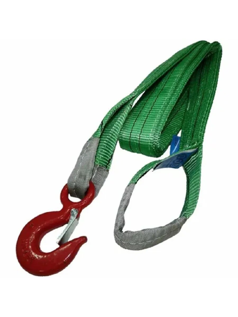 Строп текстильный одноветвевой КанТраст, 1СТ(петля-крюк), 1,5т, 10м