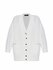 Кардиган FABIANA FILIPPI Patch-pocket V-neck cardigan, размер 44, бежевый/белый