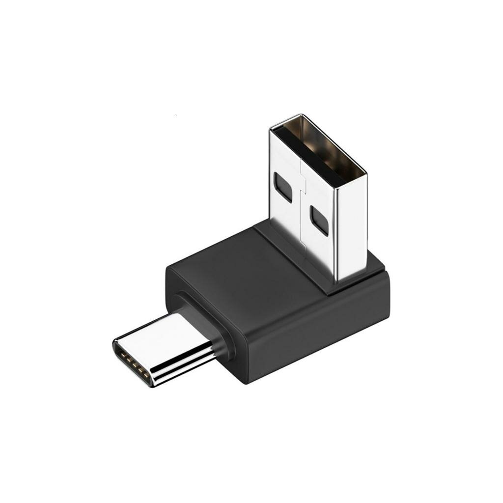 Кабель-адаптер USB-C — USB 3.1 (M/M), Вертикальный изгиб меняется на противоположный