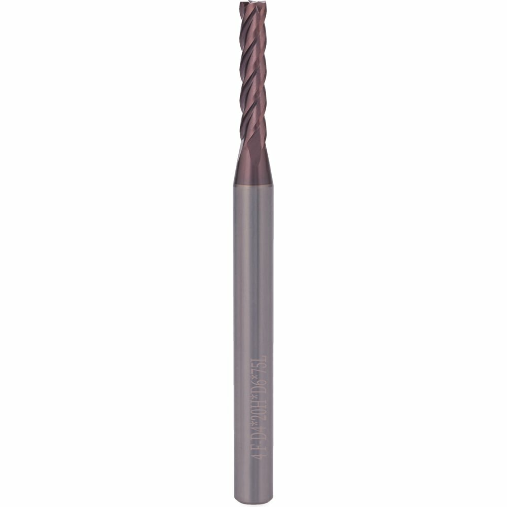 Фреза концевая твердосплавная 4x20x75 мм, 4z, P20 TiALN, S6 мм H-Tools 19943-040