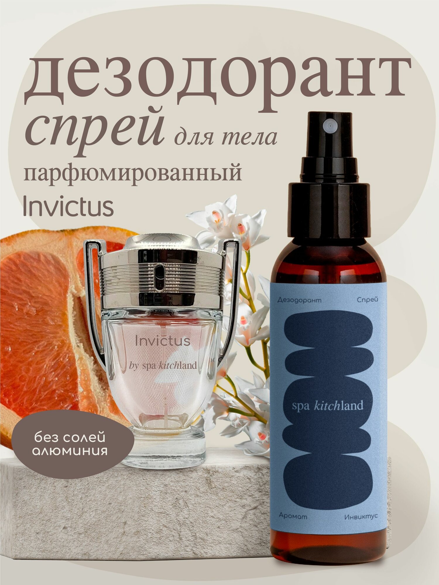 Парфюмированный дезодорант-Спрей мужской Инвиктус