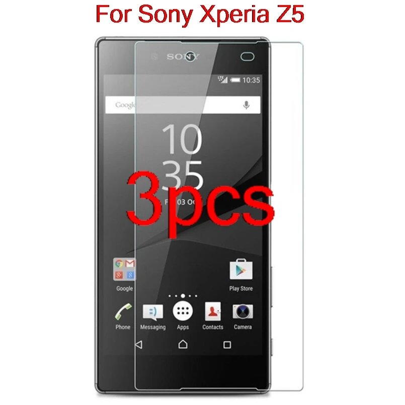 3 шт. прозрачное закаленное стекло 9H для Sony Xperia Z5 E6603 E6633 E6653 S60, защитное стекло для экрана Sony Z5, двойная защитная пленка