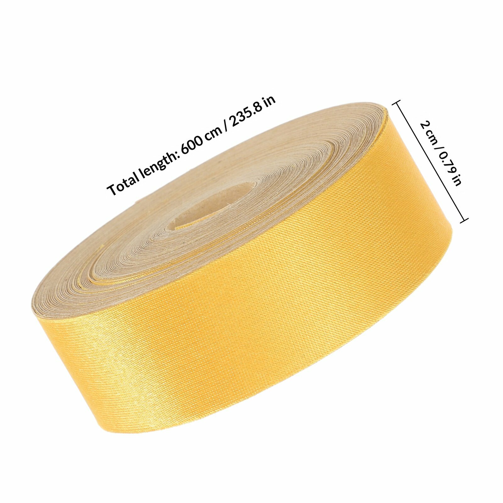 1 Roll Лампы Освещения Тканевая Кромка Сelf Adhesive Лента Для Штор Золотой 600X2X0 01Cm