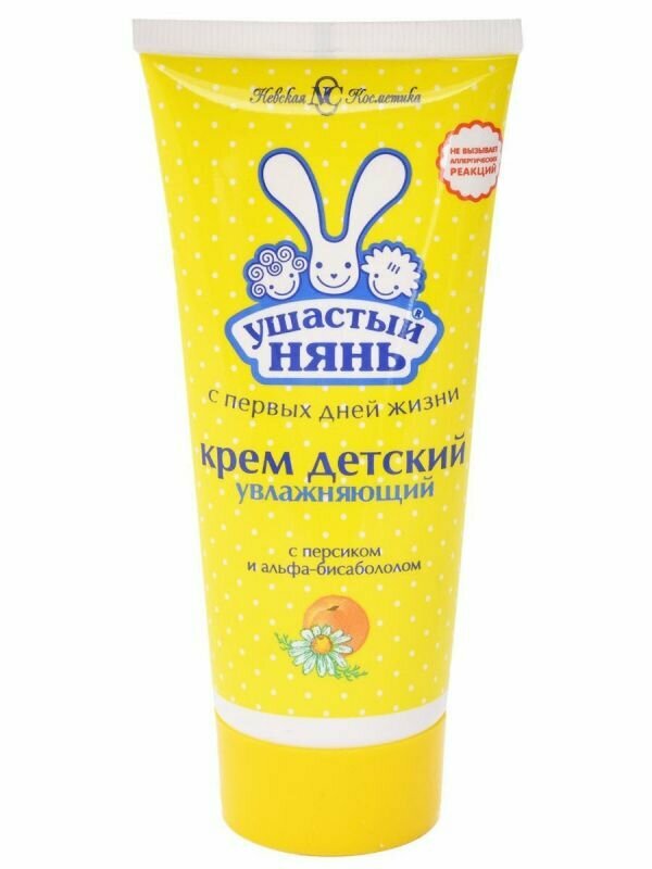 Ушастый нянь Детский крем для лица и тела Увлажняющий, 100 мл