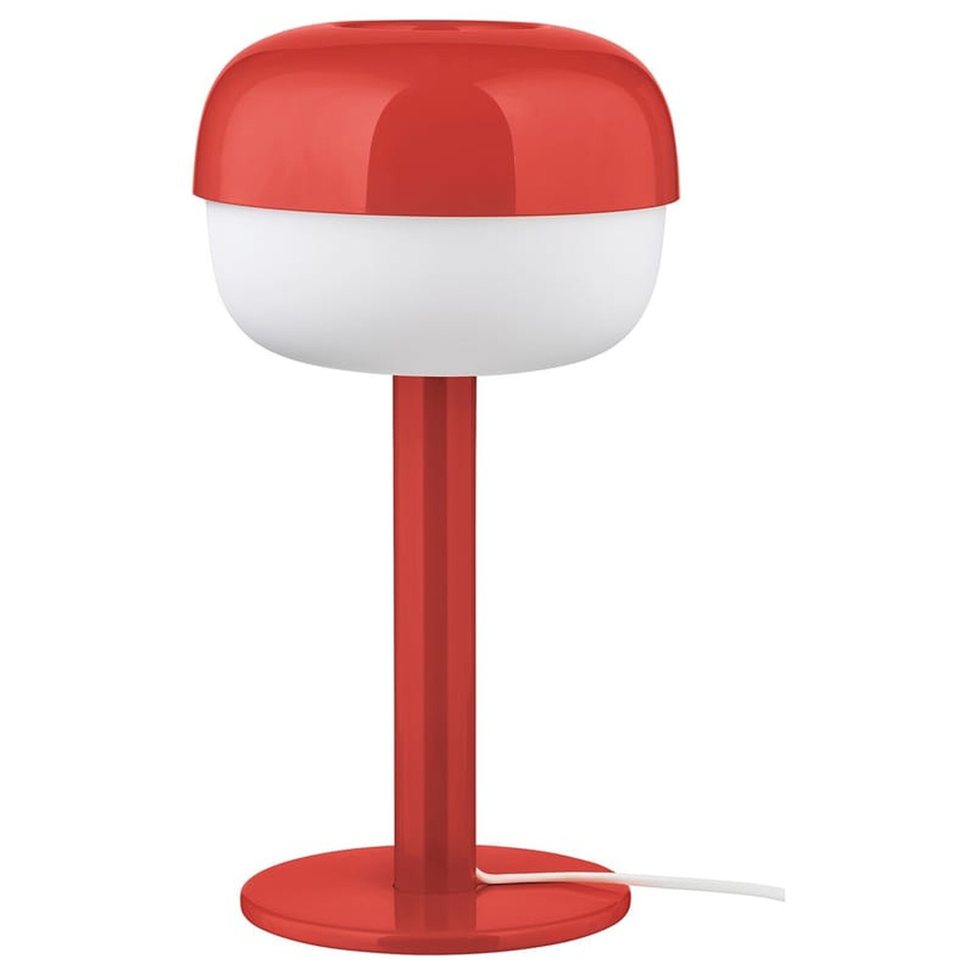 Настольный светильник IKEA BL SVERK, красный, 36 см 705.856.06