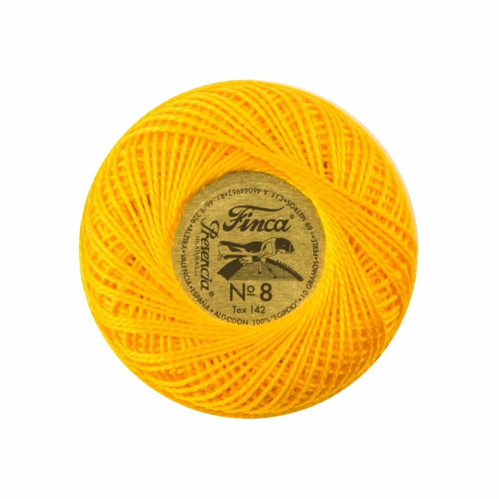 Мулине PRESENCIA HILATURAS "Finca Perle", Жемчужное, №8, однотонный цвет 1232, 1 шт