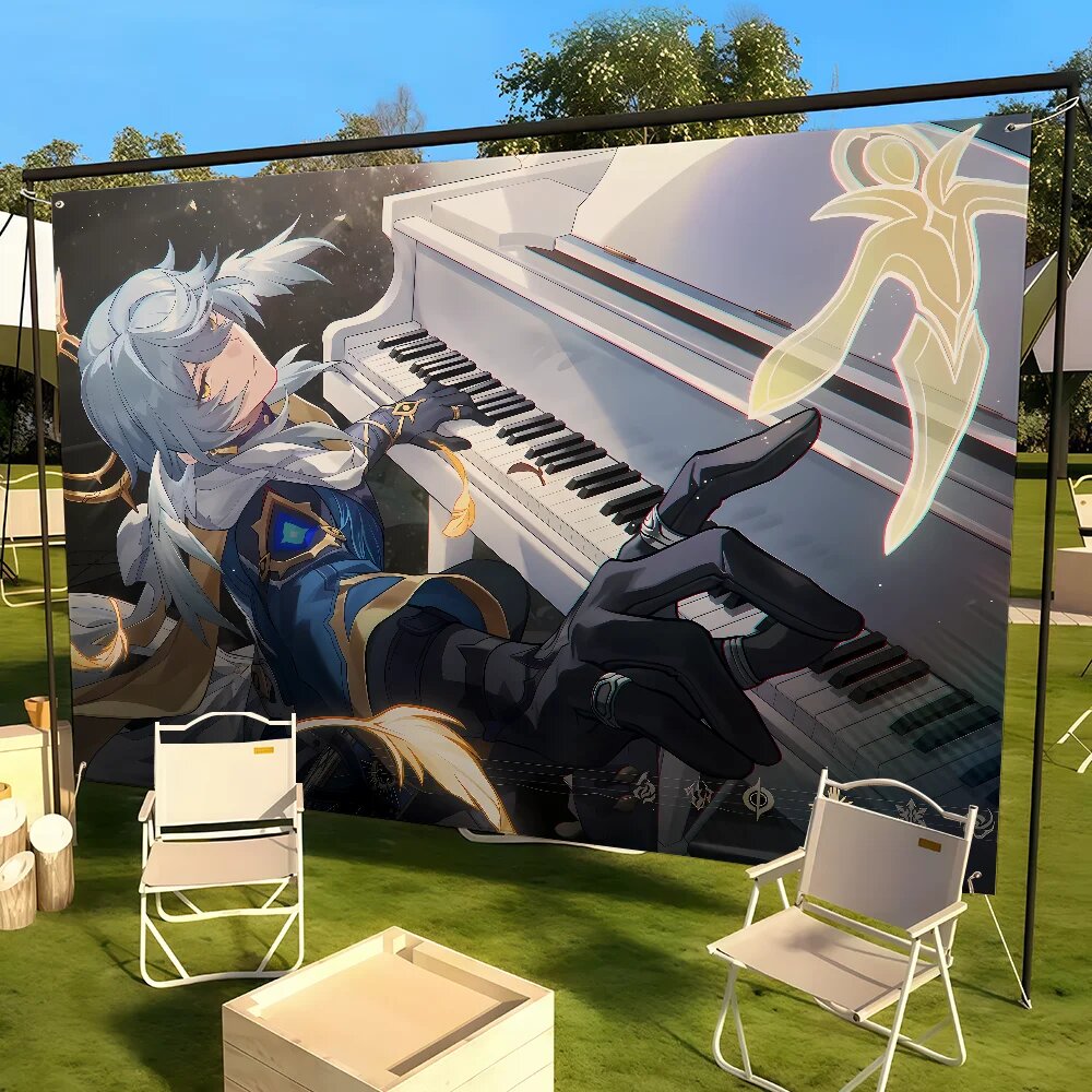 Флаг Honkai Star Rail для дома QZ90x150CM, 1