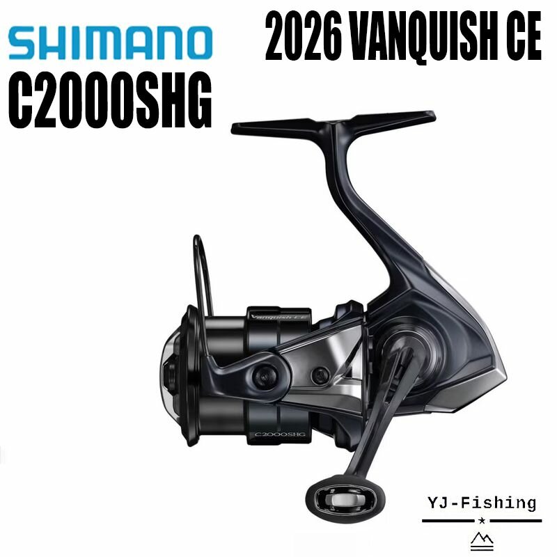 SHIMANO 2026 VANQUISH CE C2000SHG катушка безынерционная быстрый вымот высокая чувствительность