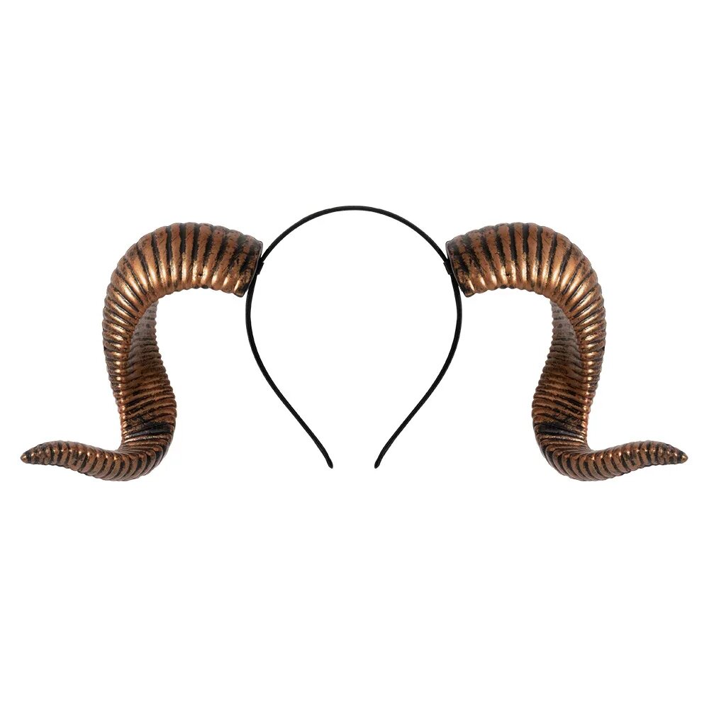 Головной убор с рогами антилопы и демона A headwear