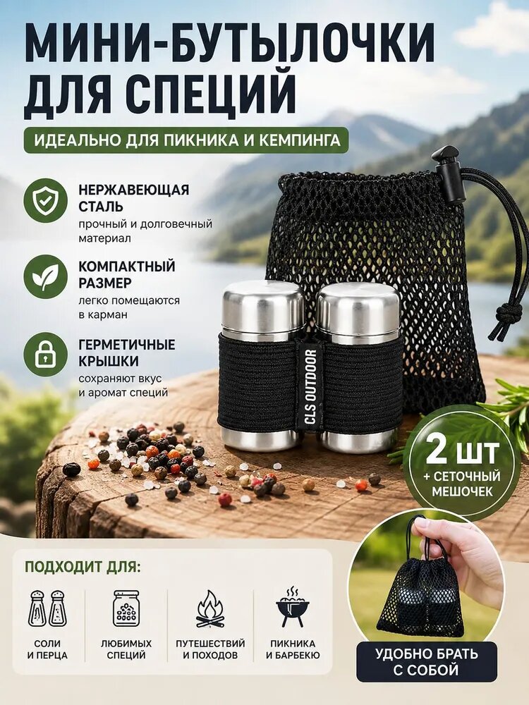 Солонка, 30 мл, 2 шт