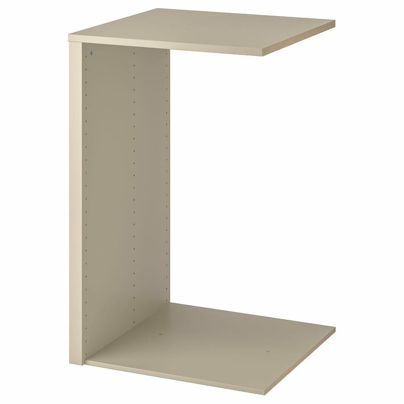 Перегородка для шкафа IKEA KOMPLEMENT 105.091.06, серо-бежевый, 75-100x58 см
