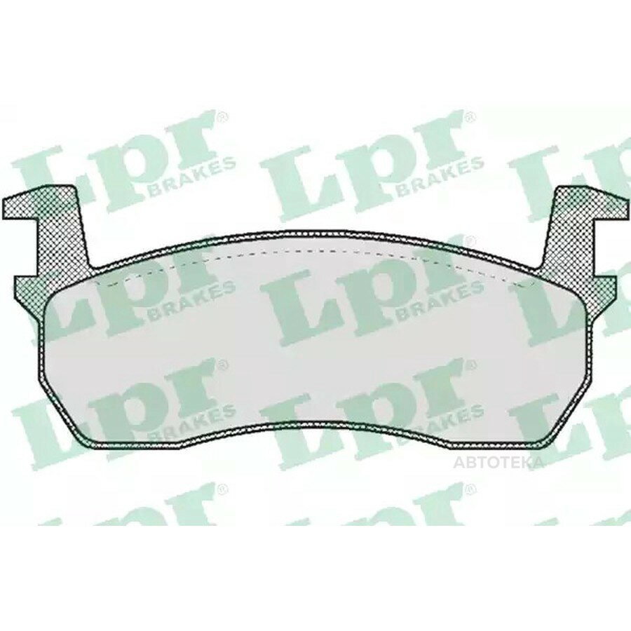 Колодки тормозные NISSAN MICRA 82-92 передние LPR 05P313