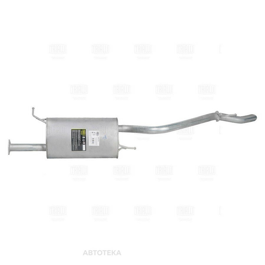 Глушитель MITSUBISHI L200 (06-) 2.5D осн. (алюм. сталь) TRIALLI EMM0355