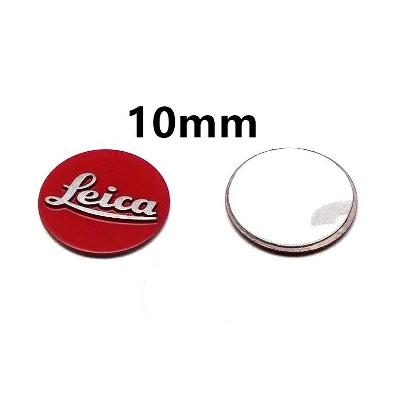 Значок логотипа камеры Leica, запчасти для моделей M6, M7, M8, M9, M10, M11, Q2, M240, SL, диаметр 10 мм / 12 мм,100, металл, Leica,