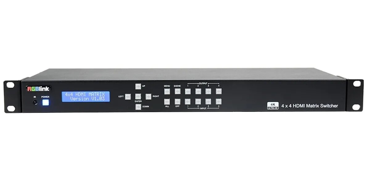 Матричный коммутатор сигналов HDMI RGBLink DXP H0404