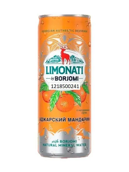 Лимонад Limonati by Borjomi Аджарский мандарин, 0,33 л