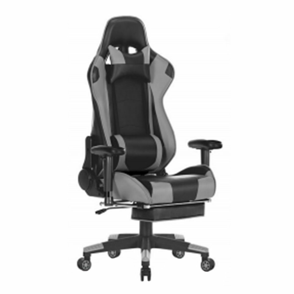 Игровое кресло Raskat "GC004", обивка искусственная кожа, с подголовником, чёрное